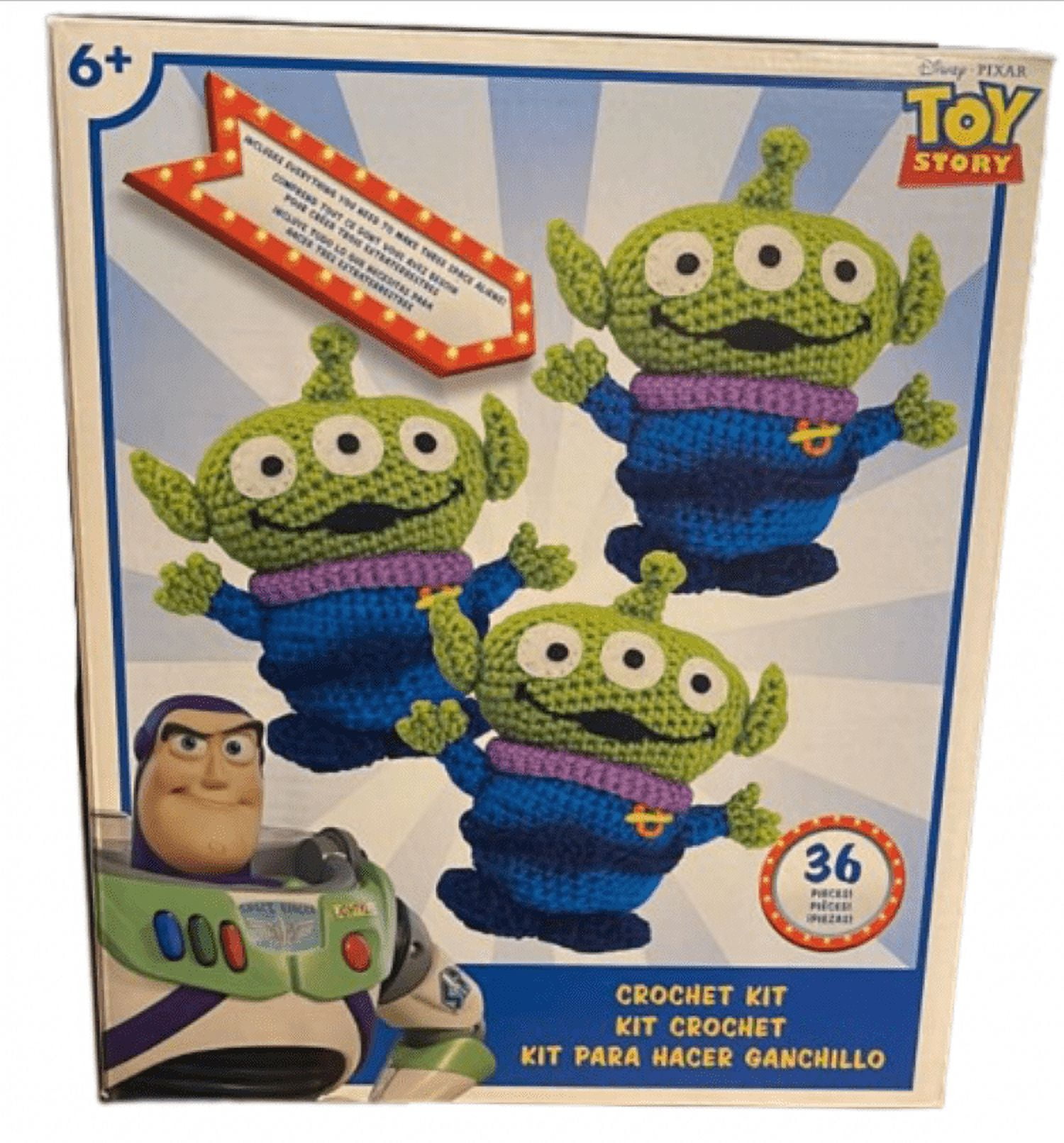 Disney Parks Toy Story Crochet Kit Aliens New with Box - Walmart.com