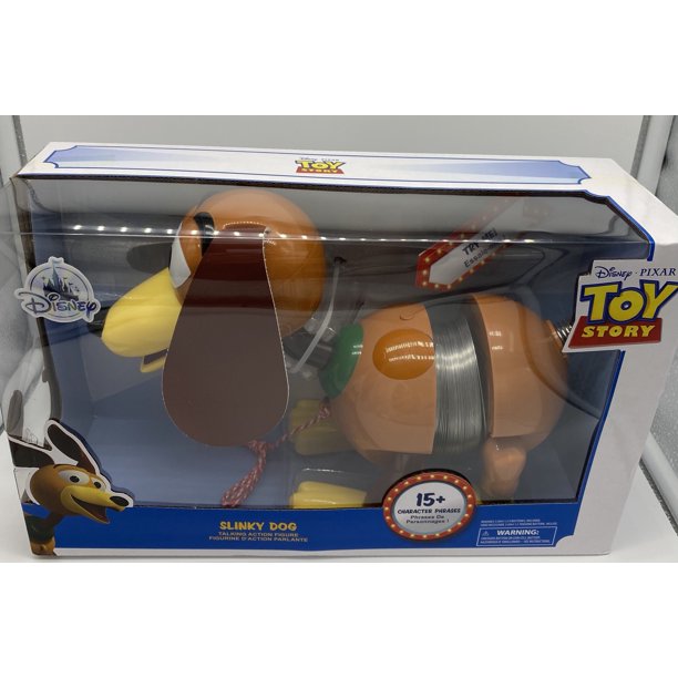 Disney Parks Toy Story Pixar Talking Slinky Dog 15 Character Phrases ...