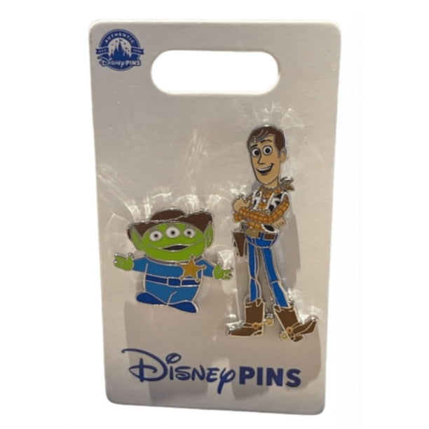 Disney Parks Toy Story Woody and the Alien Pin Set New with Card ...