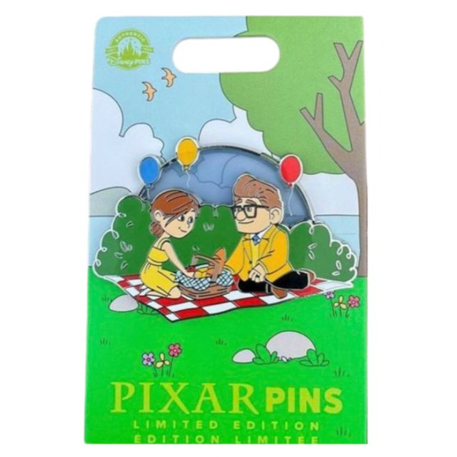 Disney Parks UP Carl and Ellie Love Picnic Serie Pin New with Card ...