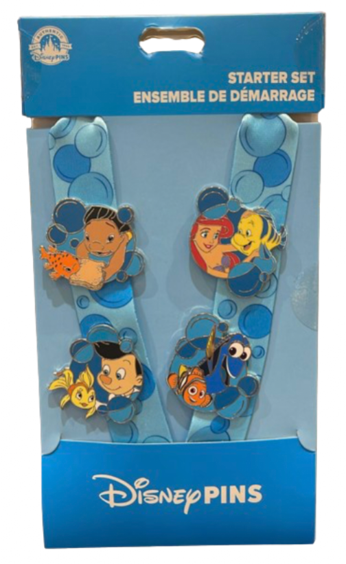 Disney Parks Under the Sea Pin Trading Starter Set New With Card ...