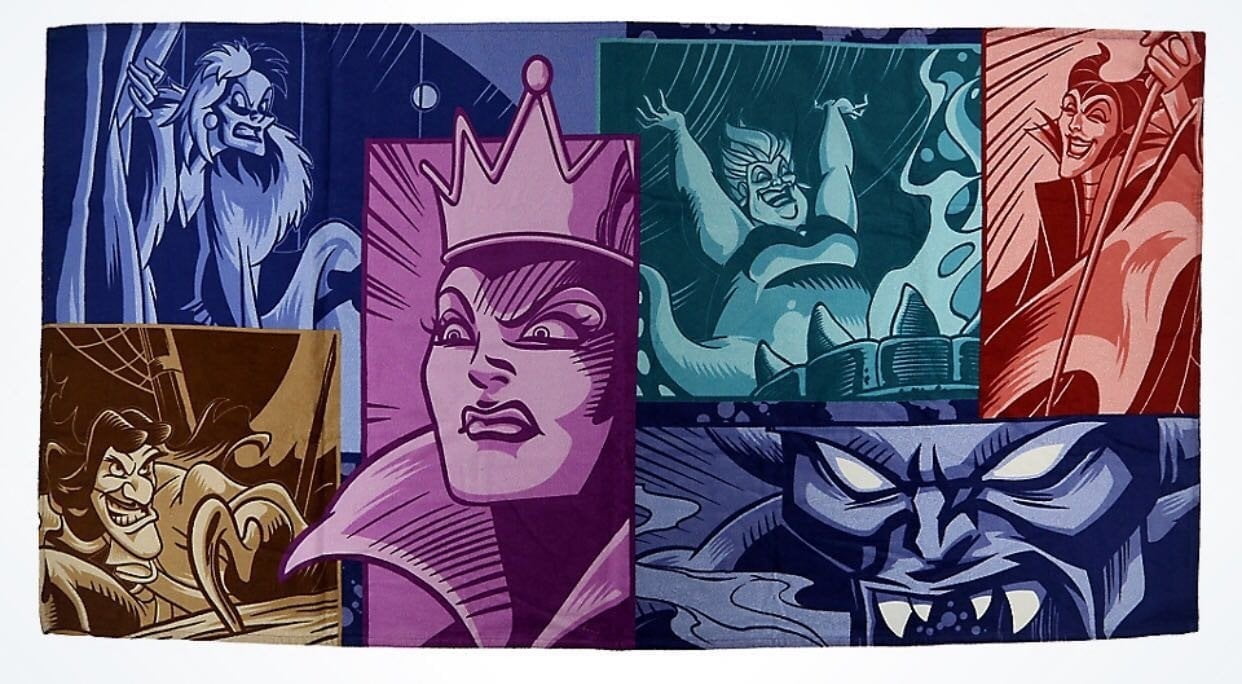 Disney Parks Villains Cotton Beach Towel New With Tags - Walmart.com