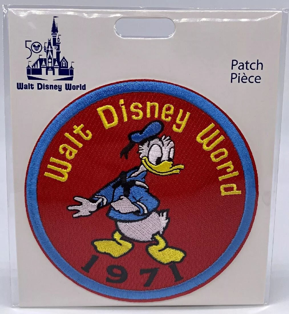 Disney Parks WDW 1971 50th Anniversary Donald Duck Patch Classic ...