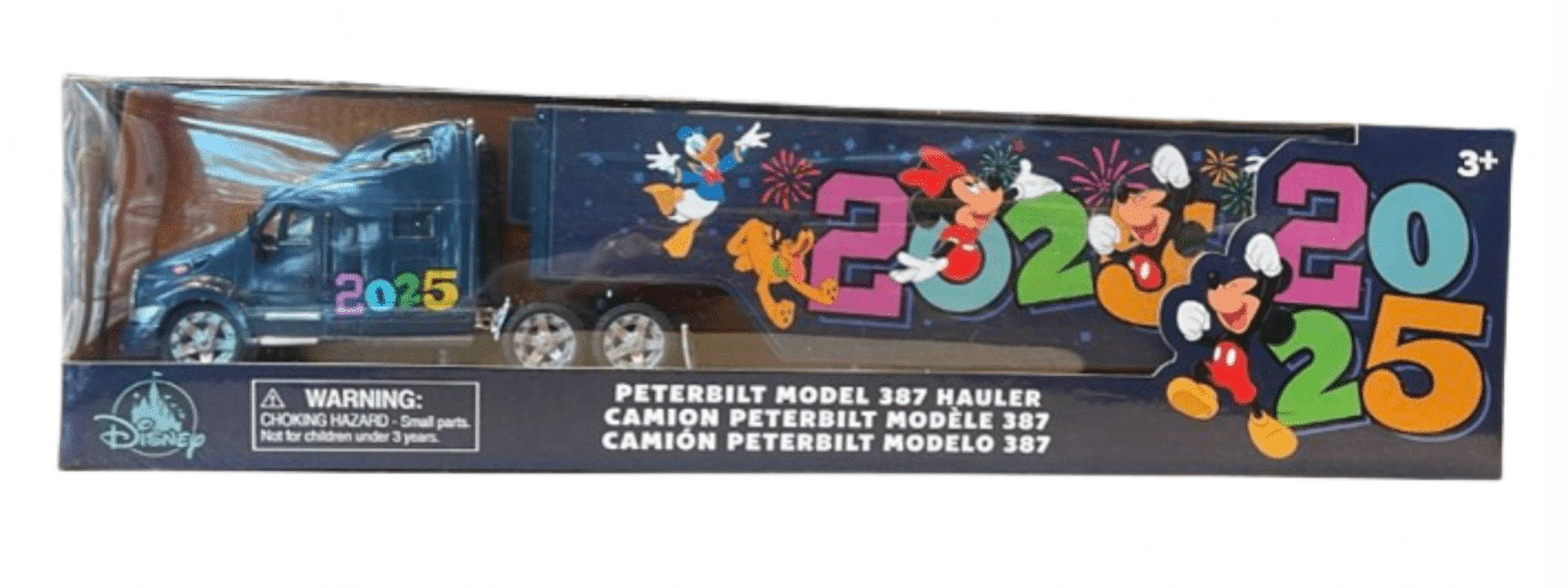 Disney Parks WDW 2025 Mickey & Friends Toy Truck Peterbilt Hauler New ...