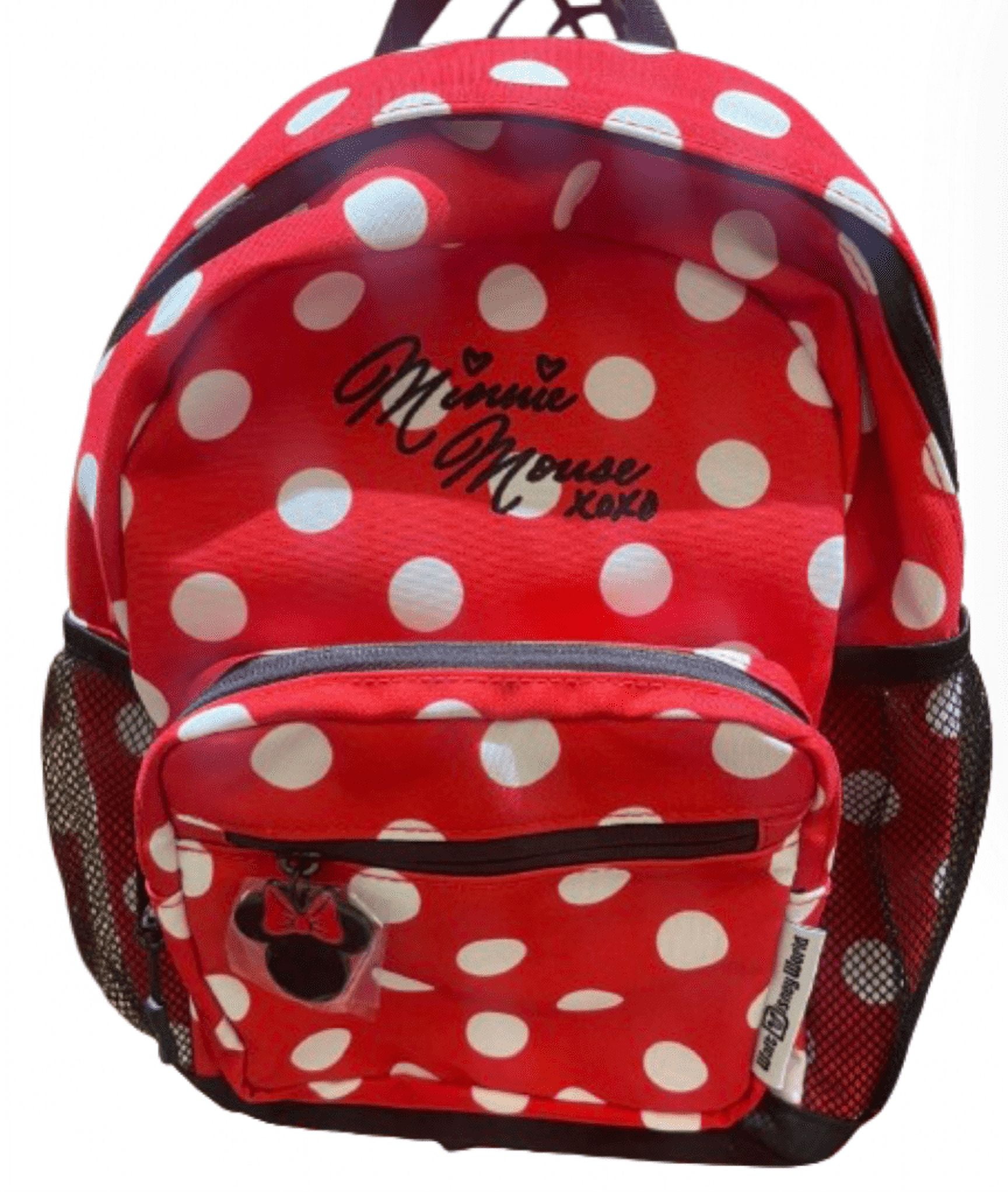Disney Parks WDW Minnie Mouse XOXO Dots Backpack Bag New with Tag ...