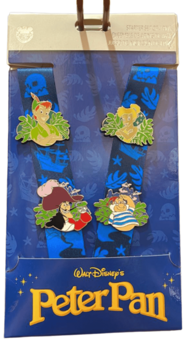 Disney Parks Walt Disney Peter Pan Pin Trading Starter Set New with Tag ...