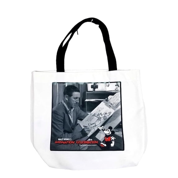 Disney Parks Walt & Mickey Animation Celebration Tote Bag - Walmart.com