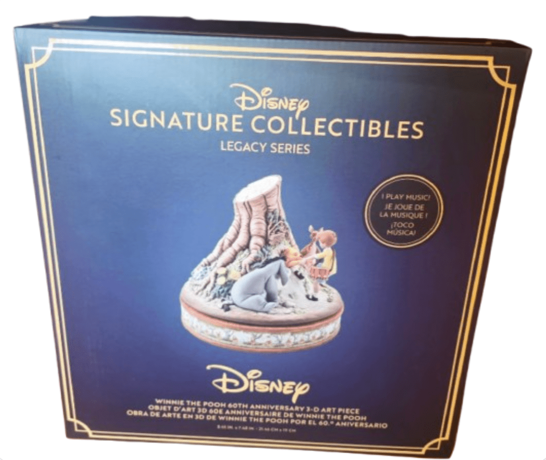 Disney Parks Winnie The Pooh 60th 3-D Art Piece Signature Collectible ...