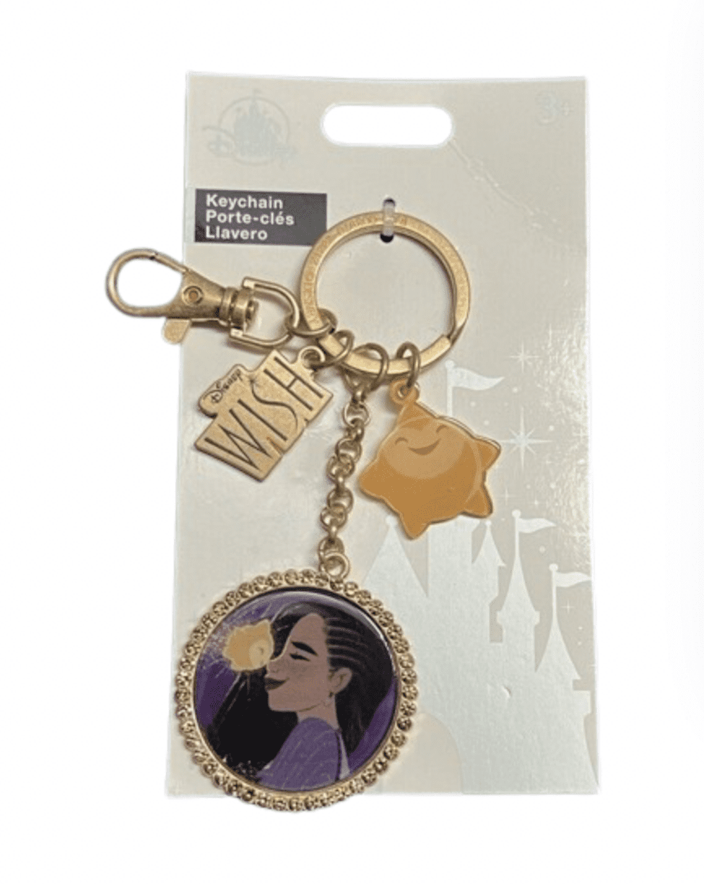 Disney Parks Wish Asha with Star Metal Keychain New with Card - Walmart.com