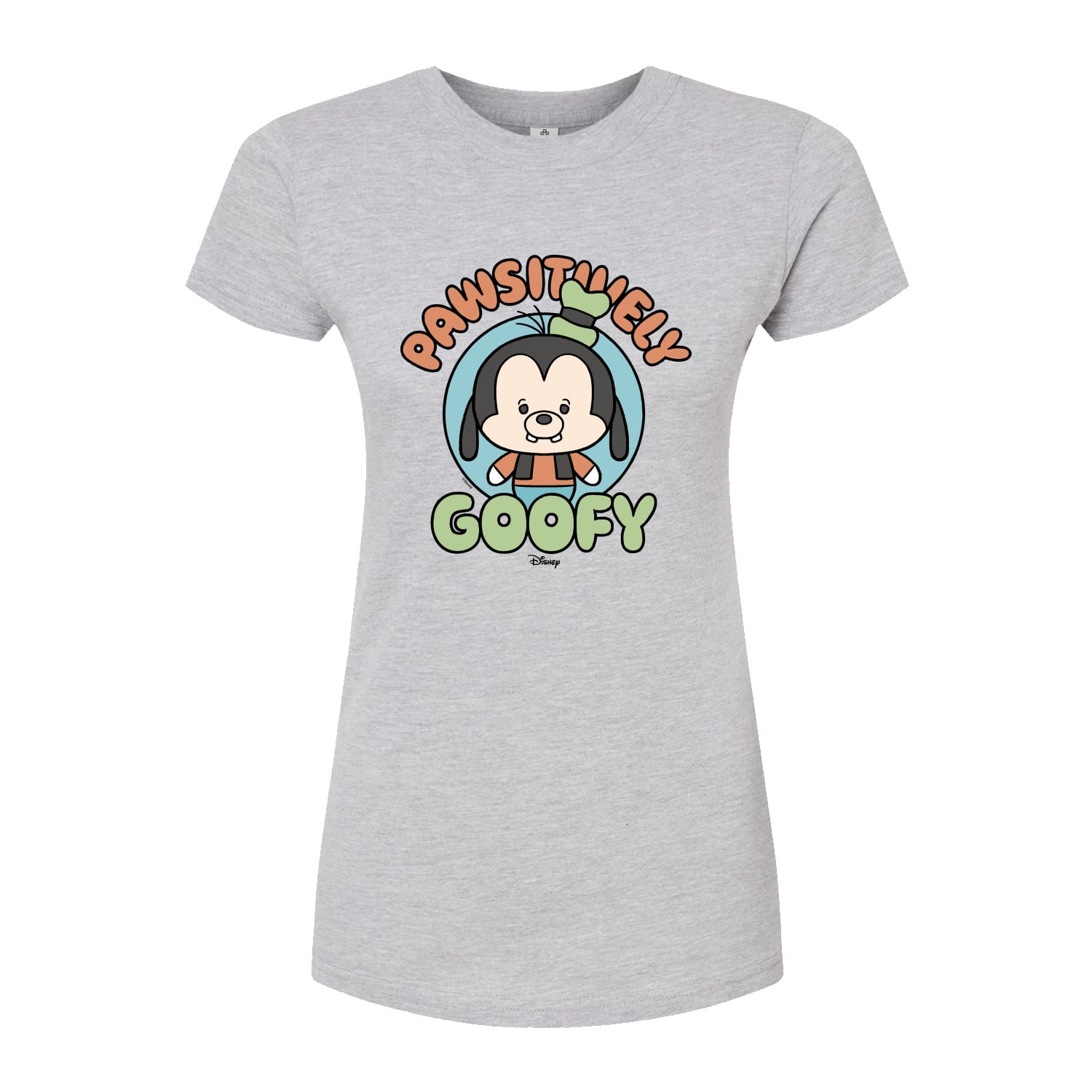 Disney - Pawsitively Goofy - Juniors Fitted Graphic T-Shirt - Walmart.com