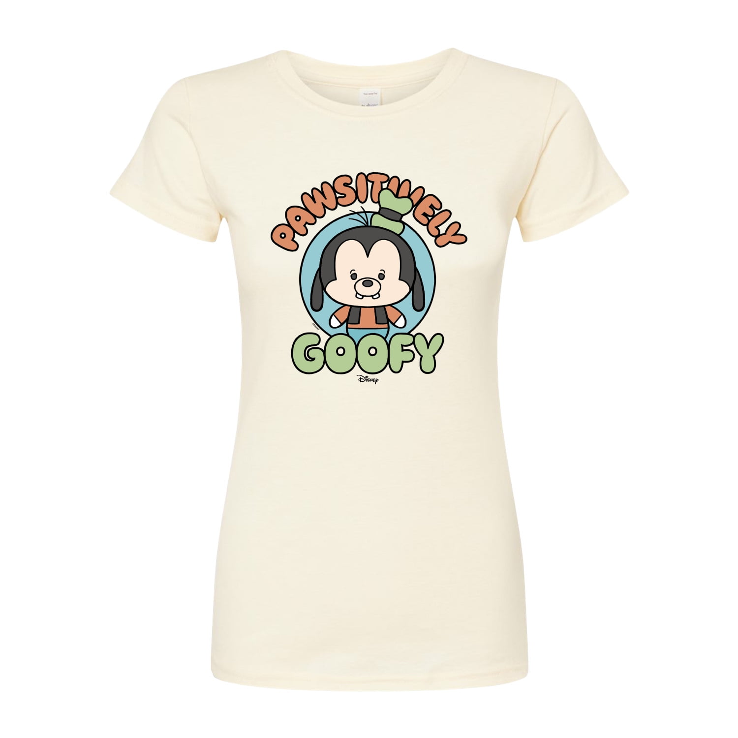 Disney - Pawsitively Goofy - Juniors Fitted Graphic T-Shirt - Walmart.com