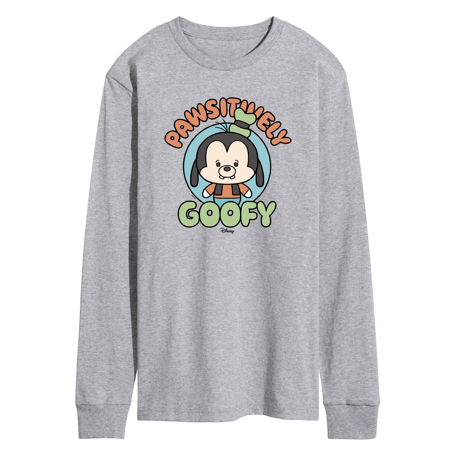 Disney - Pawsitively Goofy - Men's Long Sleeve T-Shirt - Walmart.com