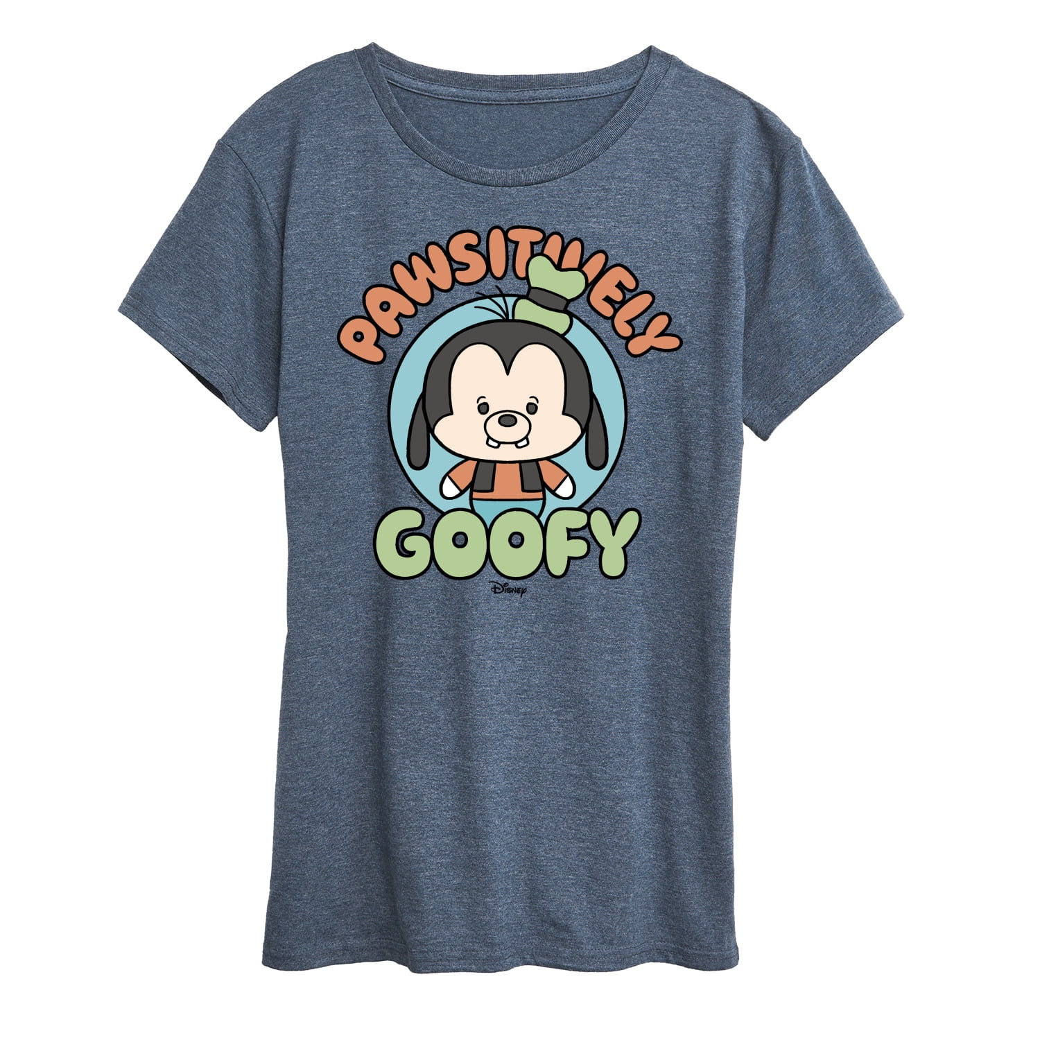 Disney - Pawsitively Goofy - Women's Short Sleeve Graphic T-Shirt ...