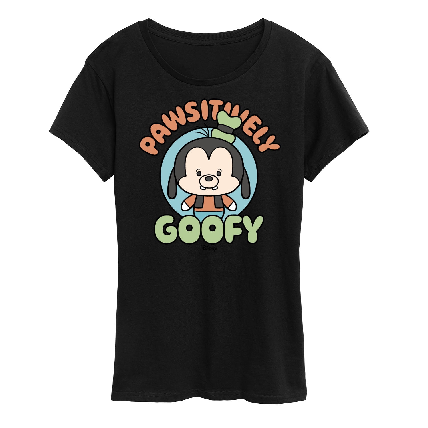 Disney - Pawsitively Goofy - Women's Short Sleeve Graphic T-Shirt ...