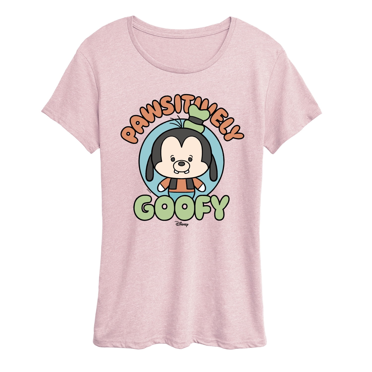 Disney - Pawsitively Goofy - Women's Short Sleeve Graphic T-Shirt ...