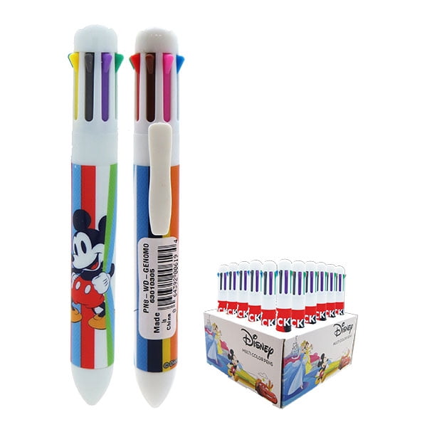Disney Pens 8 Ink Colours in One Pen Mickey Holding Stripes US ...
