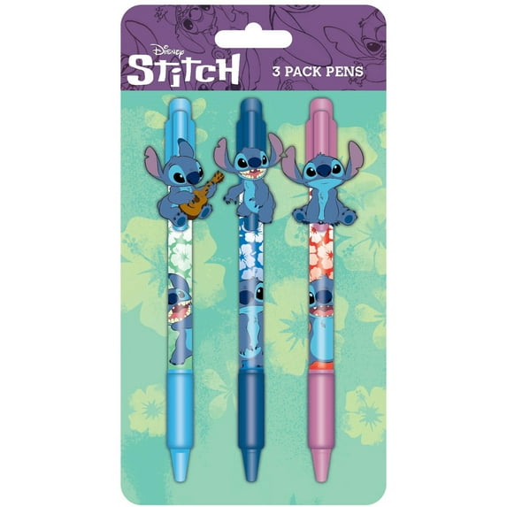 Disney Pens with Rubber Characters, 0.7 mm, Black Ink, 3 Pack - Walmart.com