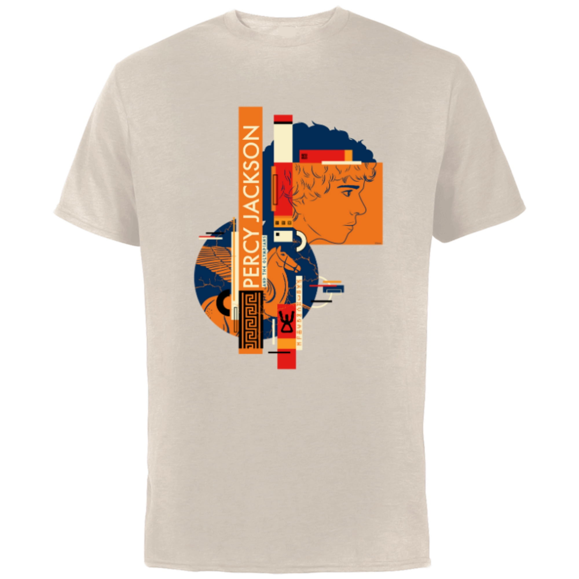 Disney Percy Jackson and Pegasus Greek Vase Style - Short Sleeve Cotton ...
