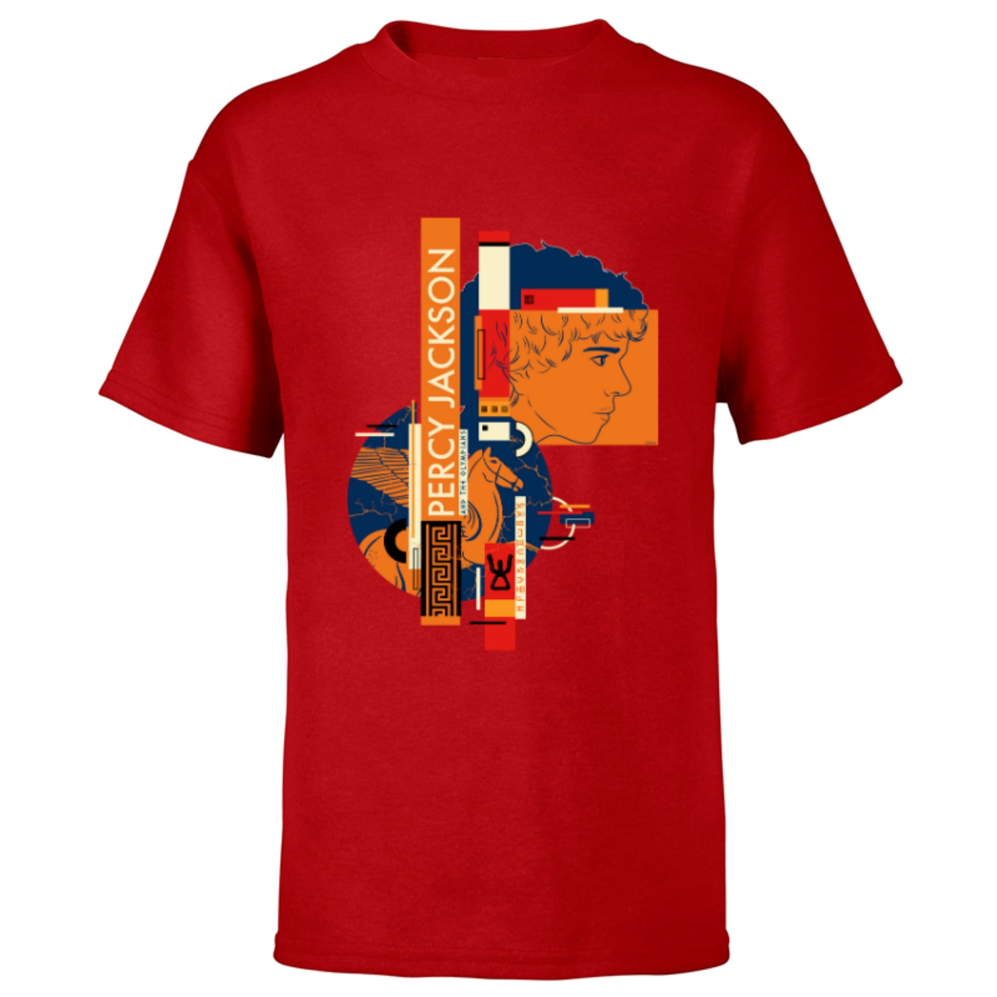Disney Percy Jackson and Pegasus Greek Vase Style - Short Sleeve T ...