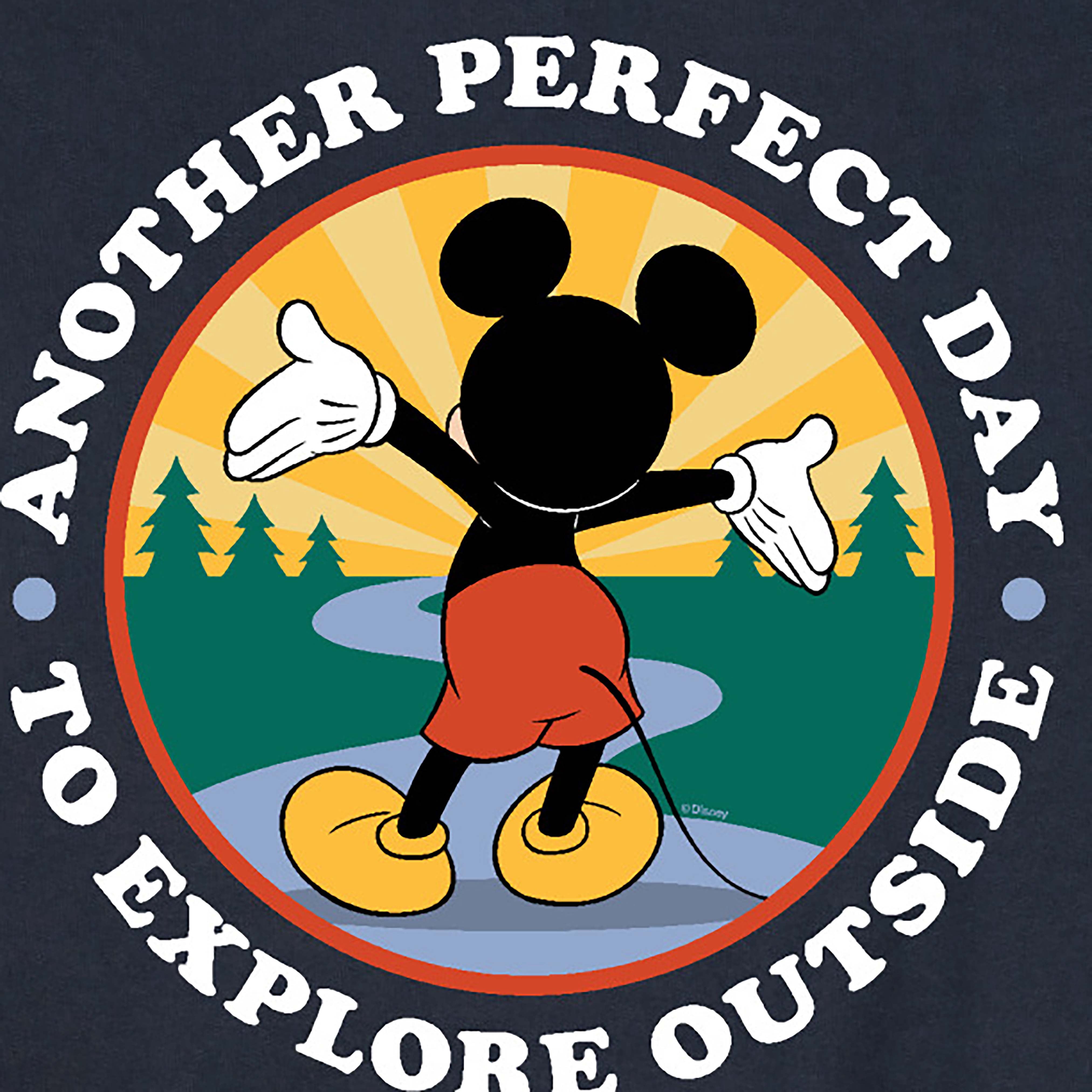 Disney - Perfect Day Explore Outside - Men's Crew Fleece Sweatshirt ...