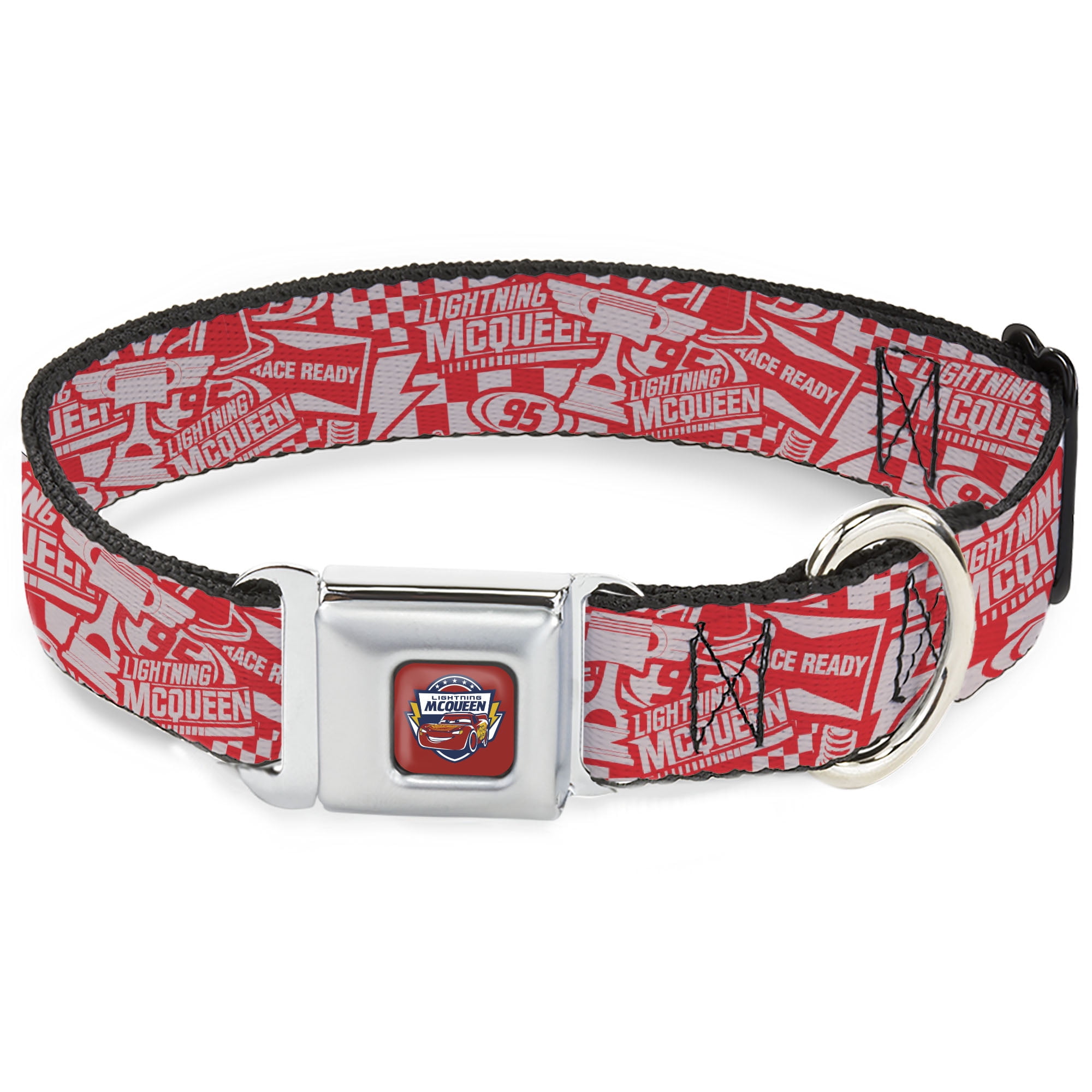 Disney Pet Collar, Dog Collar Metal Seatbelt Buckle, Cars 3 Lightning ...