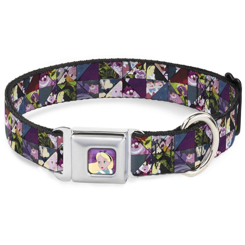 Disney Pet Collar, Dog Collar Metal Seatbelt Buckle, Alice In ...
