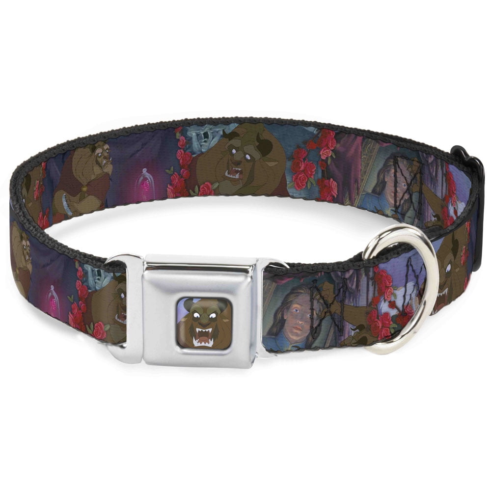 Disney Pet Collar, Dog Collar Metal Seatbelt Buckle, Beast 4 Scenes ...