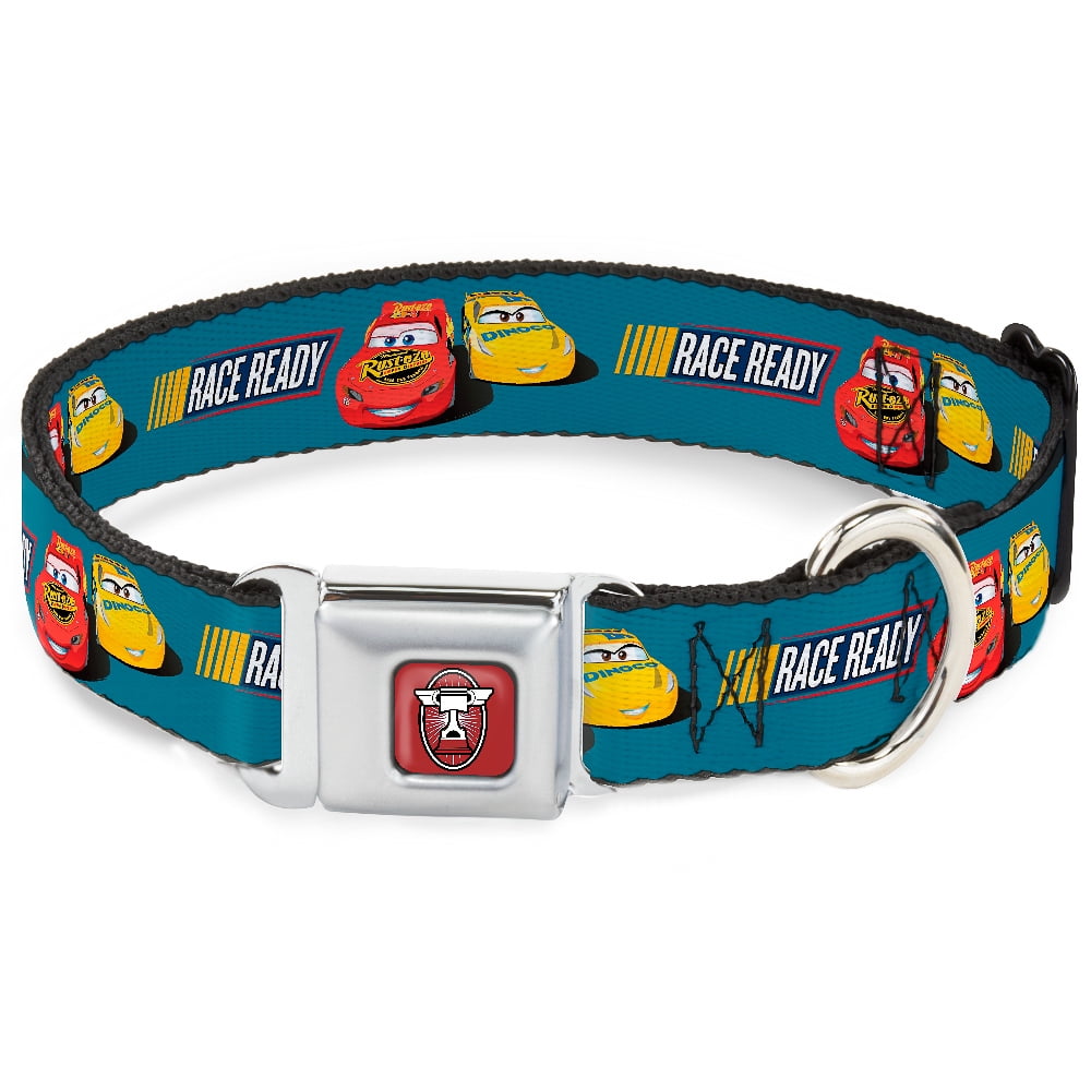 Disney Pet Collar, Dog Collar Metal Seatbelt Buckle, Cars 3 Lightning ...