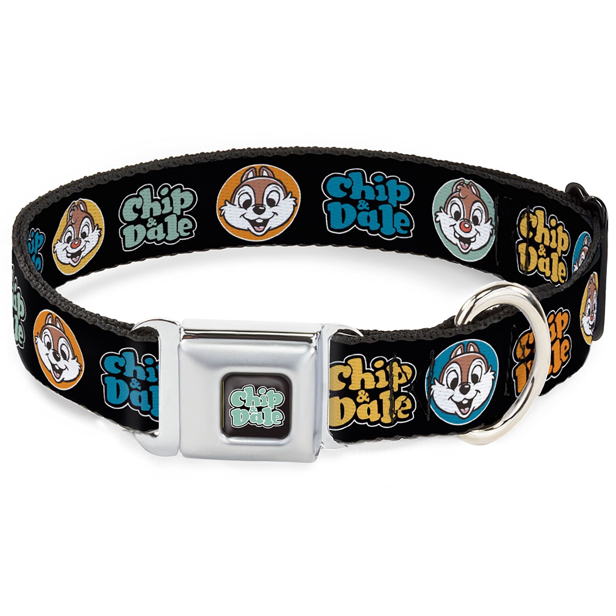 Disney Pet Collar, Dog Collar Metal Seatbelt Buckle, Chip and Dale ...