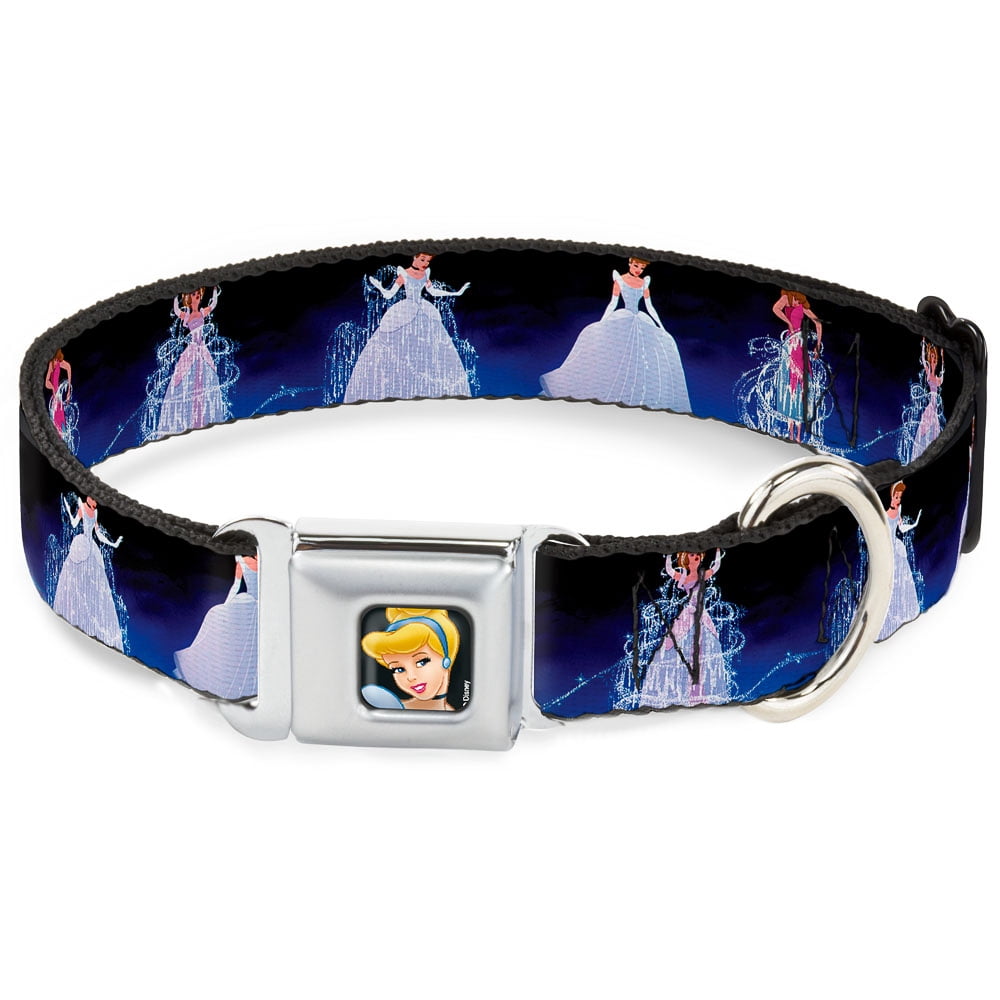 Disney Pet Collar, Dog Collar Metal Seatbelt Buckle, Cinderella ...