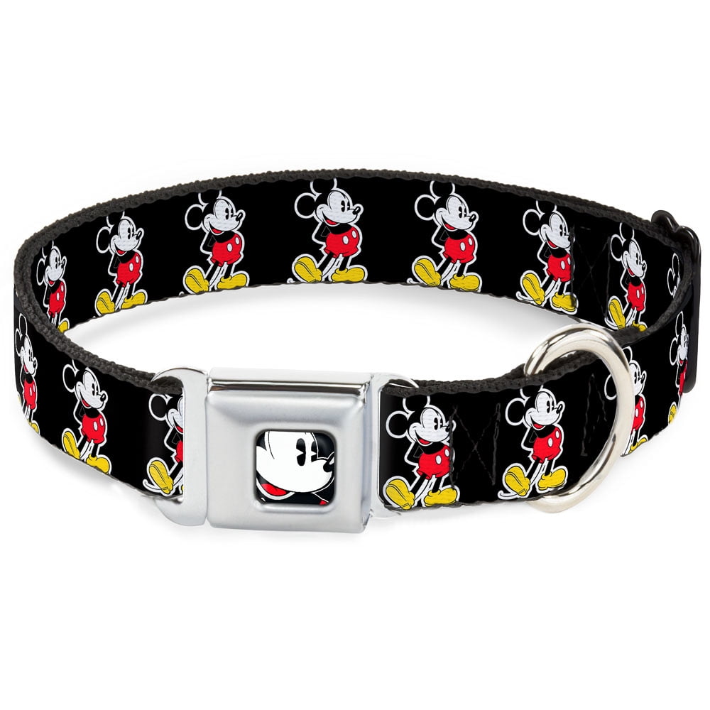 Disney Pet Collar, Dog Collar Metal Seatbelt Buckle, Classic Mickey ...