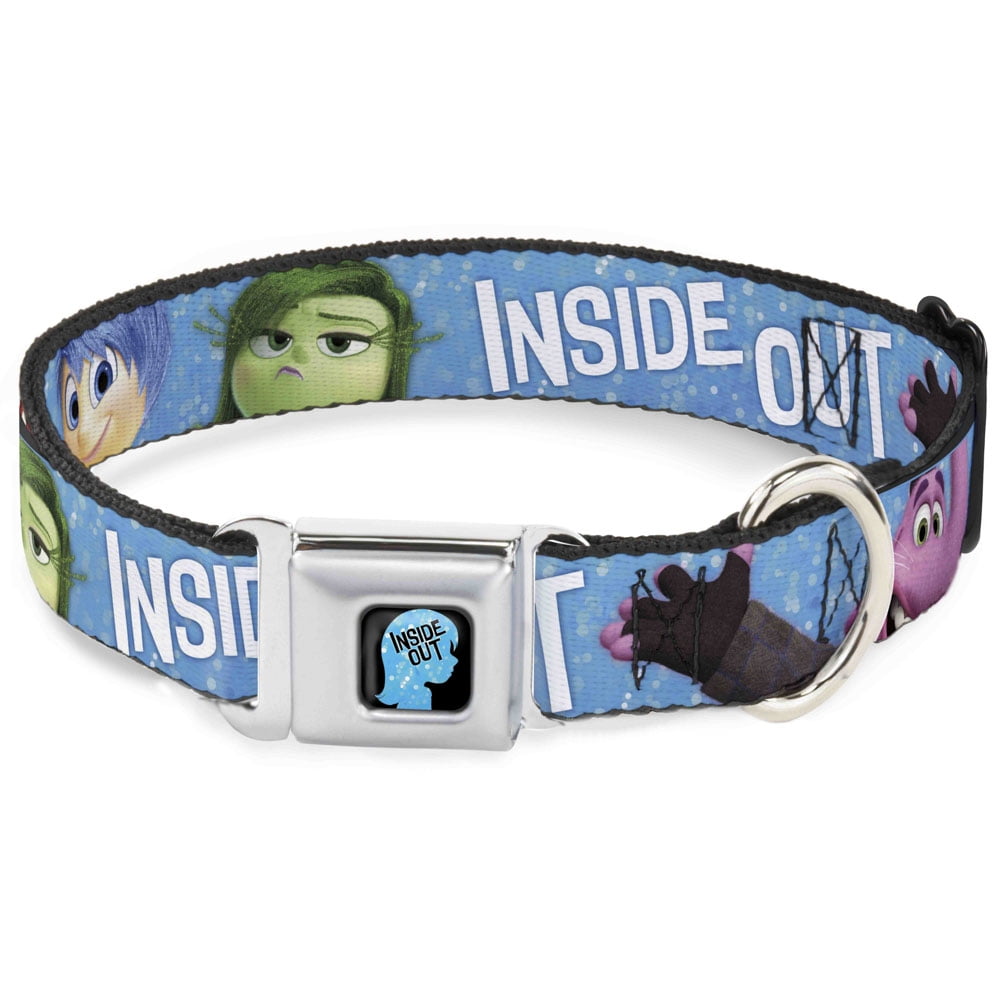 Disney Pet Collar, Dog Collar Metal Seatbelt Buckle, Inside Out ...