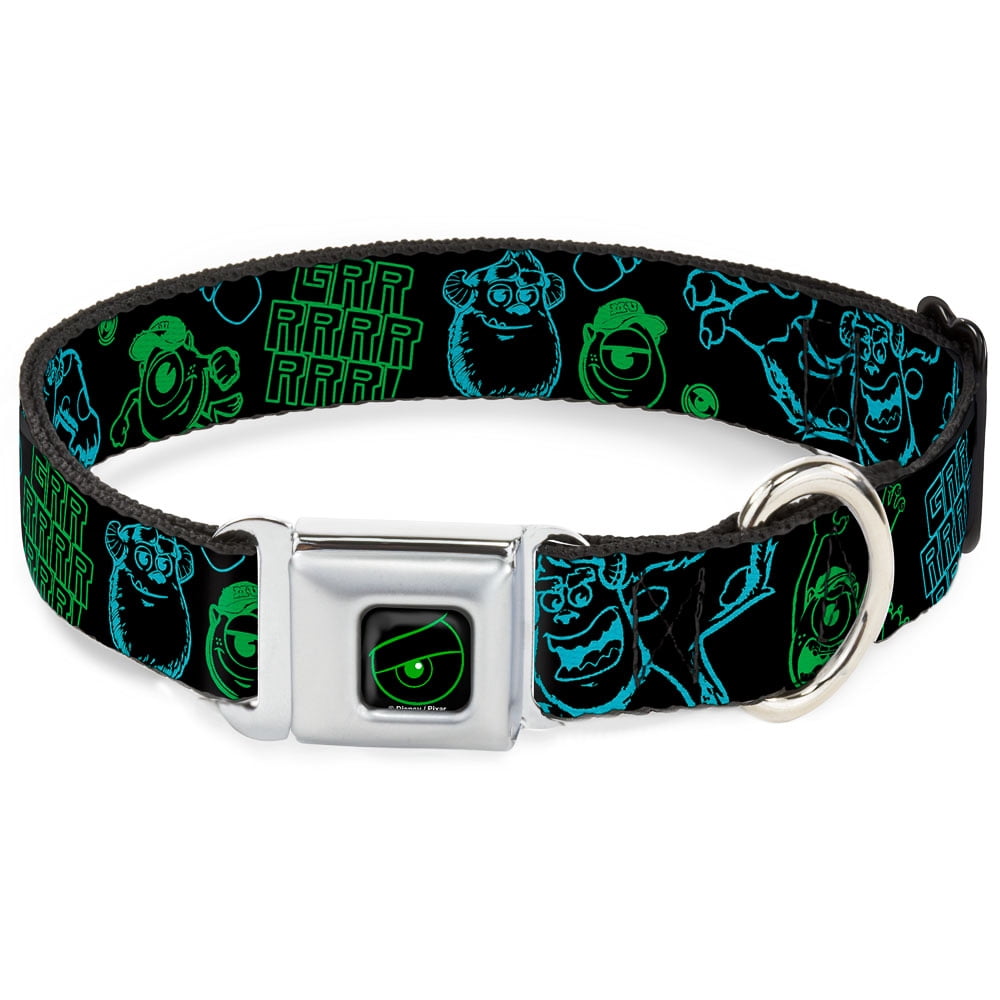Disney Pet Collar, Dog Collar Metal Seatbelt Buckle, Monsters Inc Sully ...