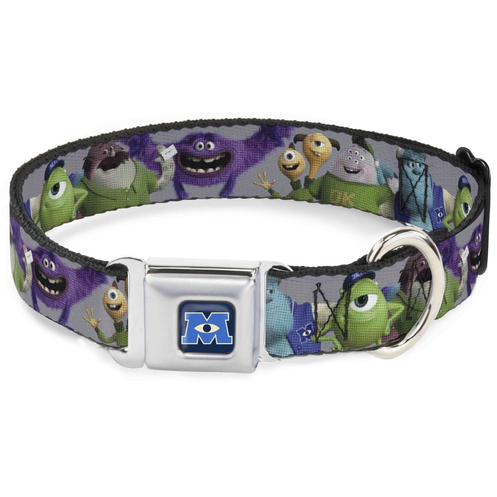 Disney Pet Collar, Dog Collar Metal Seatbelt Buckle, Monsters ...