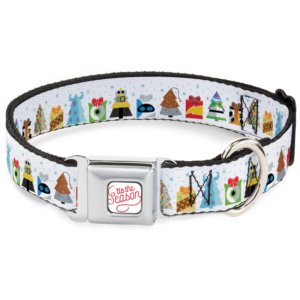 Disney Pet Collar, Dog Collar Metal Seatbelt Buckle, Pixar Holiday ...