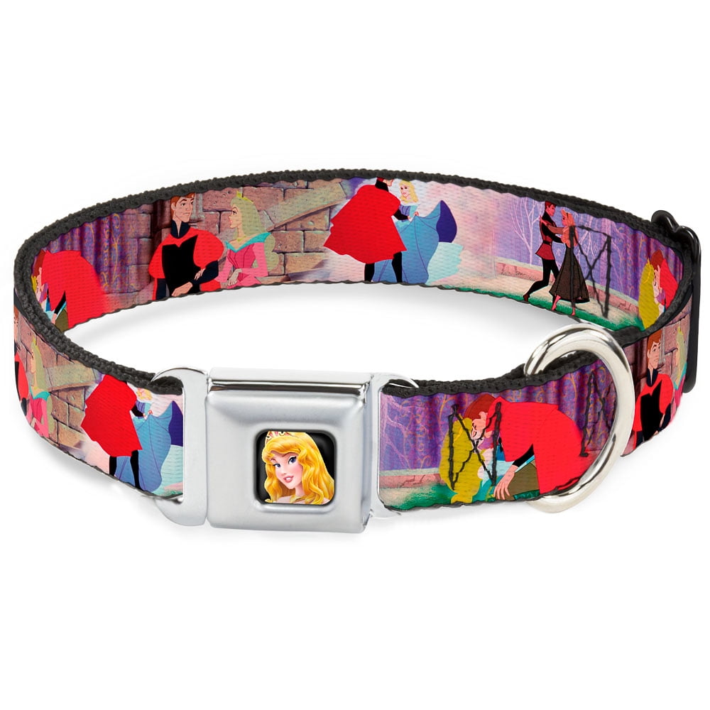 Disney Pet Collar, Dog Collar Metal Seatbelt Buckle, Sleeping Beauty ...
