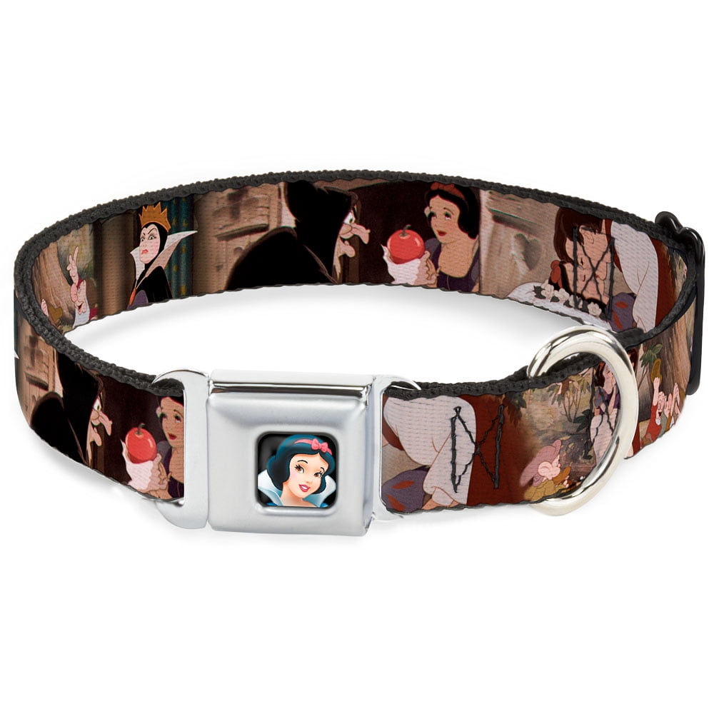 Disney Pet Collar, Dog Collar Metal Seatbelt Buckle, Snow White Scenes ...