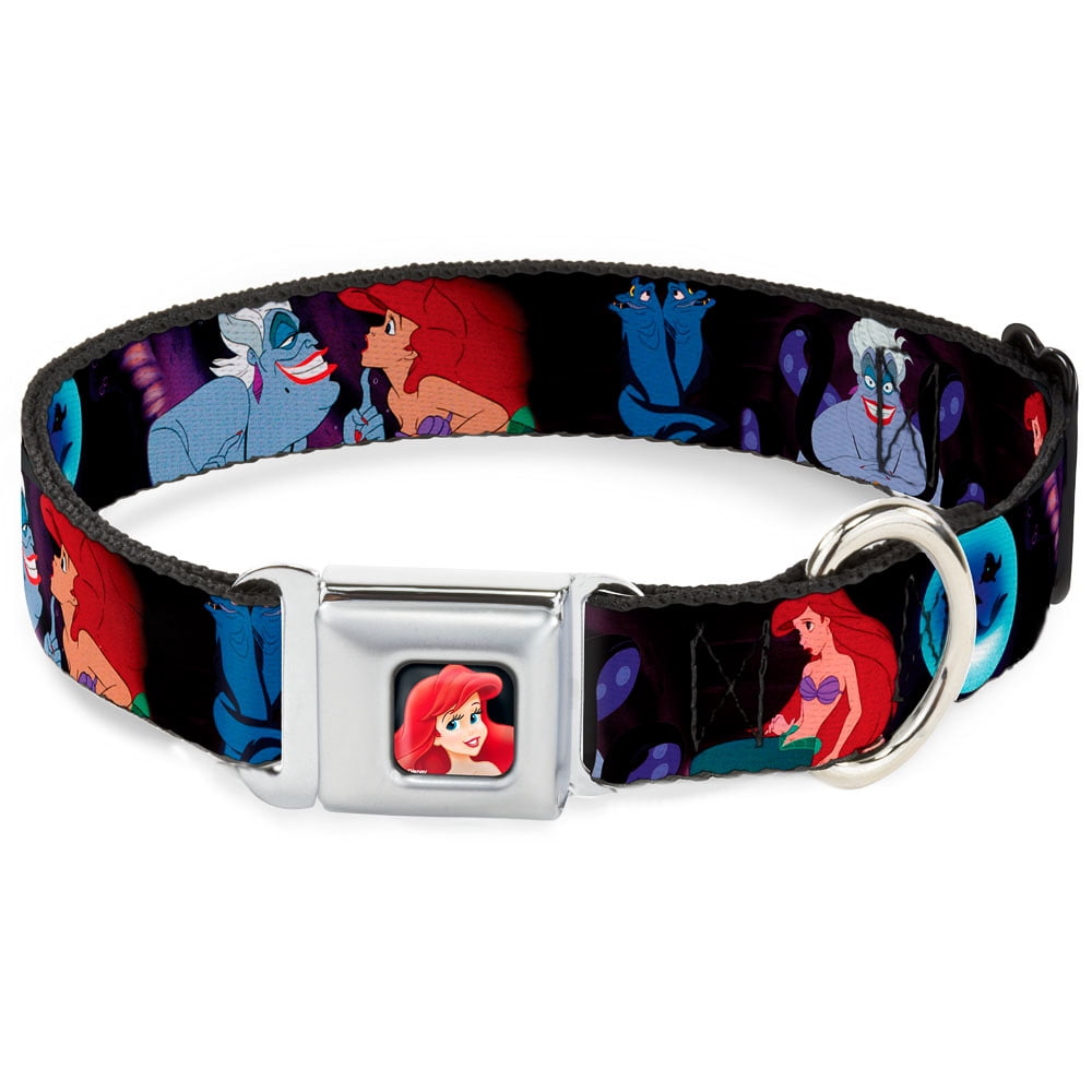 Disney Pet Collar, Dog Collar Metal Seatbelt Buckle, The Little Mermaid ...