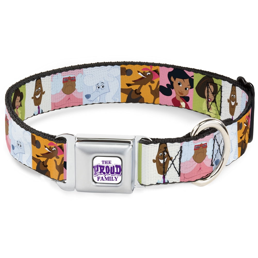 Disney Pet Collar, Dog Collar Metal Seatbelt Buckle, The Proud Family ...