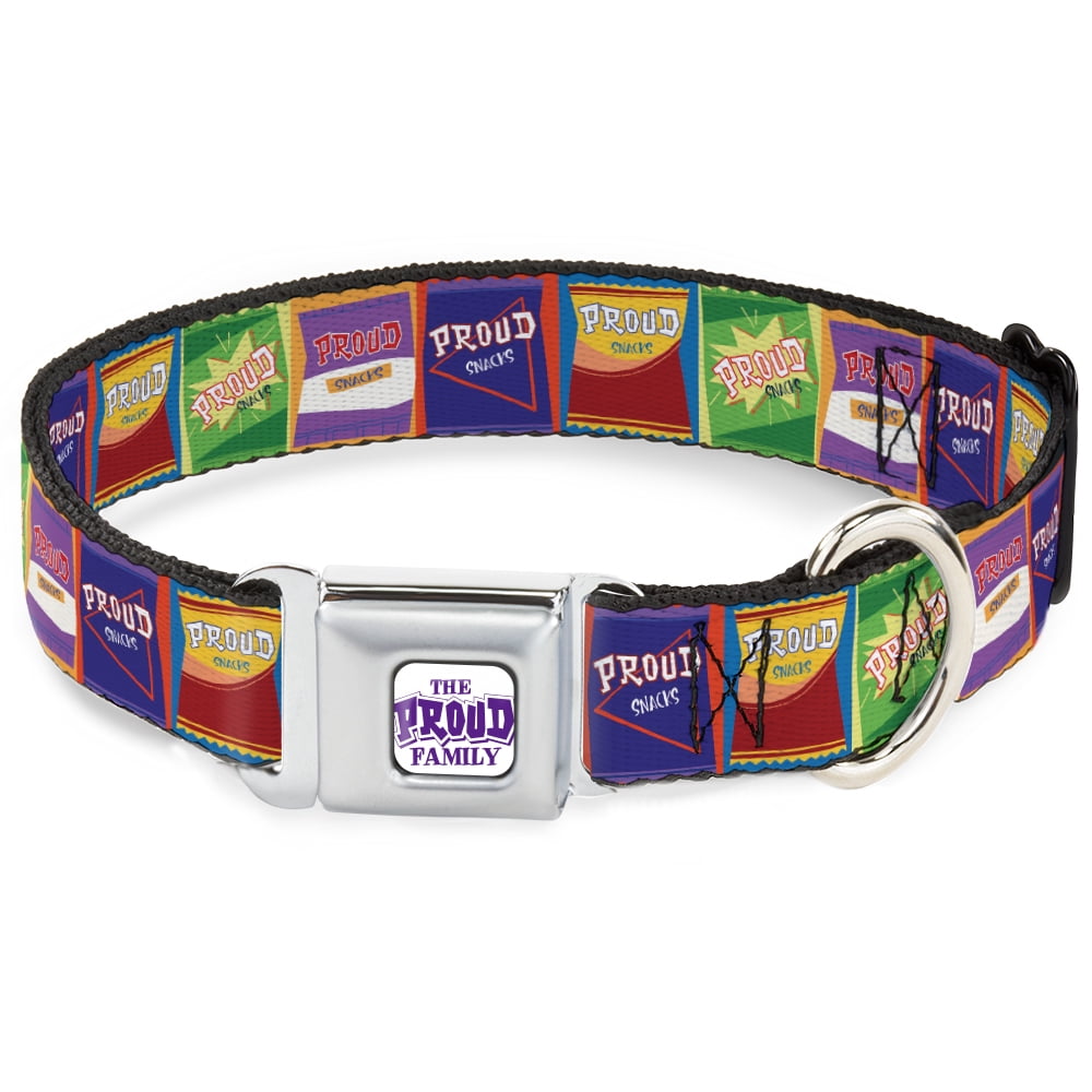 Disney Pet Collar, Dog Collar Metal Seatbelt Buckle, The Proud Family ...