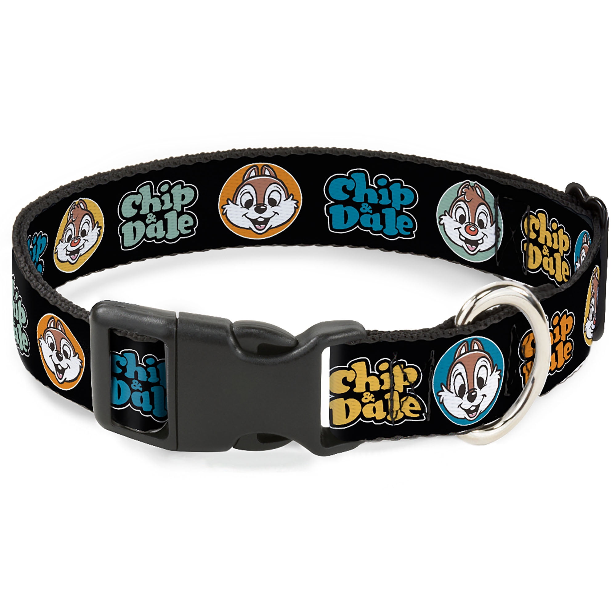 Disney Pet Collar, Dog Collar Plastic Buckle, Chip and Dale Expression ...