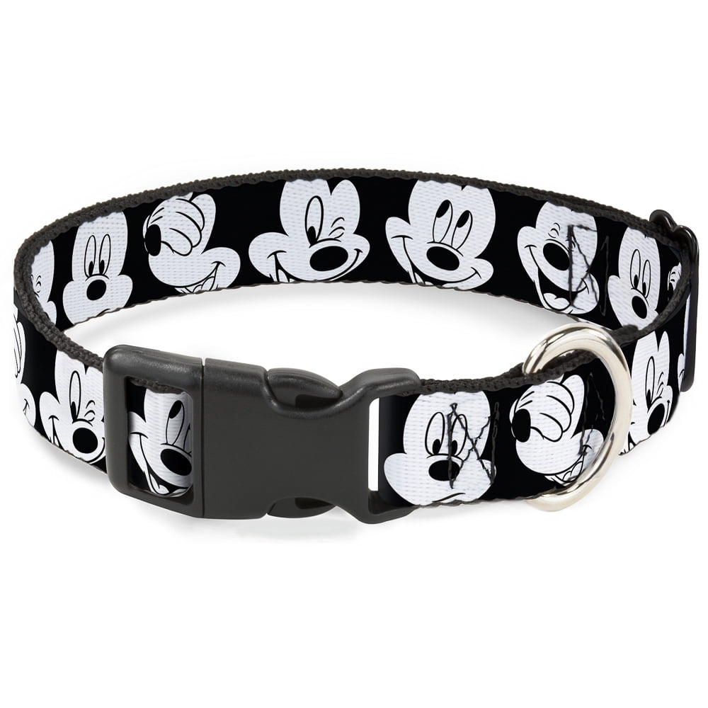 Disney Pet Collar, Dog Collar Plastic Buckle, Mickey Mouse Expressions ...