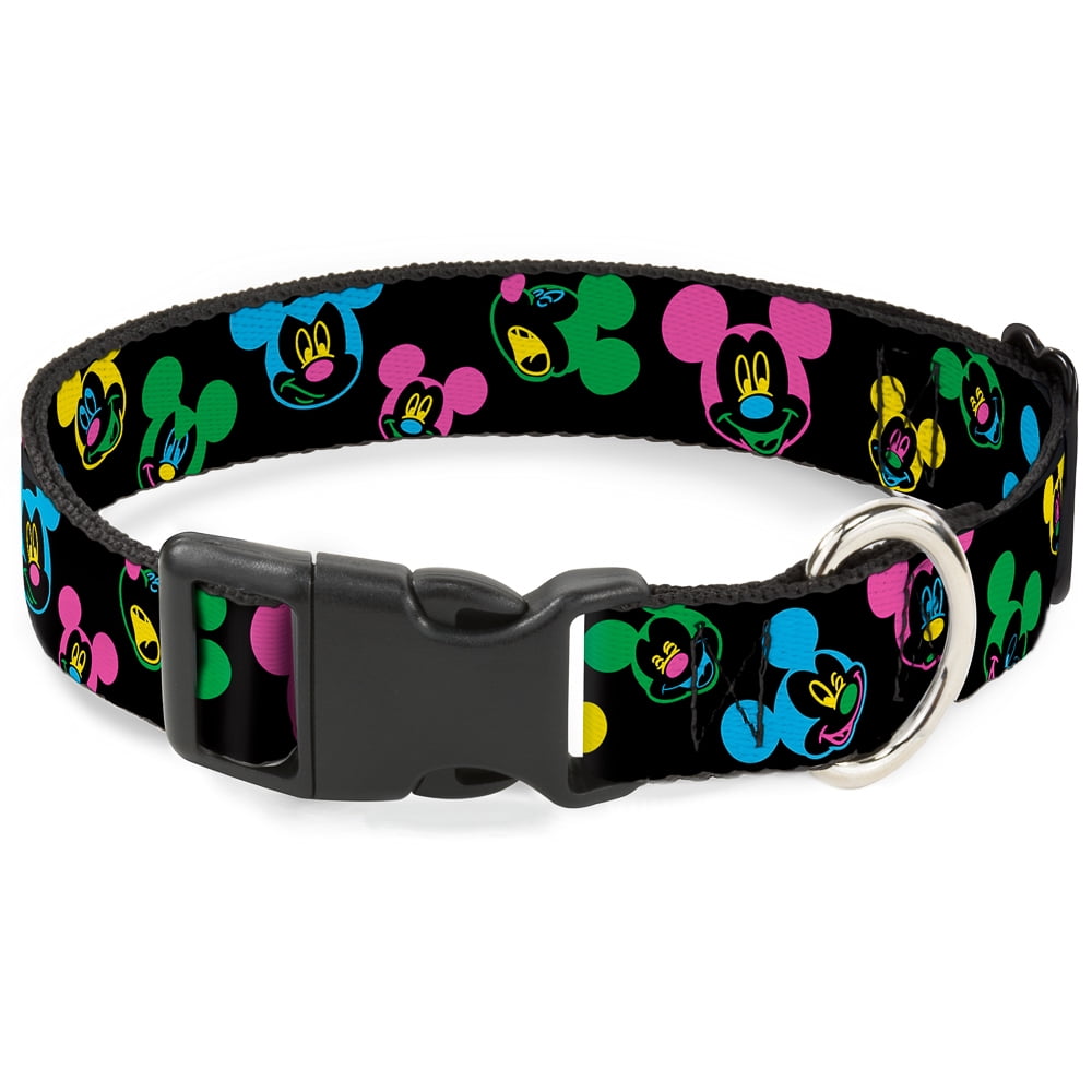 Disney Pet Collar, Dog Collar Plastic Buckle, Mickey Mouse Expressions ...