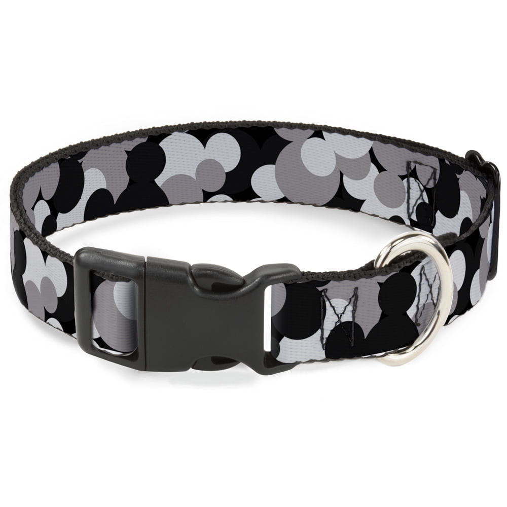 Disney Pet Collar, Dog Collar Plastic Buckle, Mickey Mouse Head Stacked ...