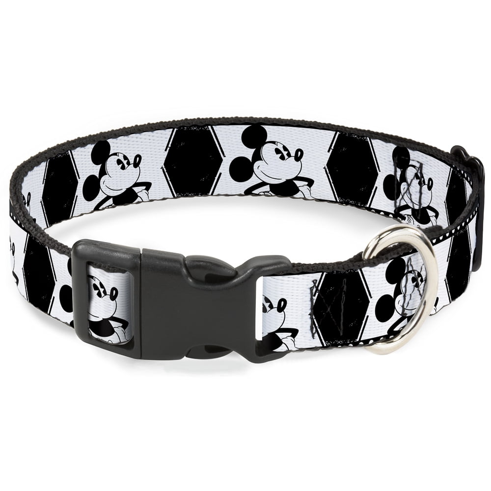 Disney Pet Collar, Dog Collar Plastic Buckle, Mickey Standing Pose Film ...