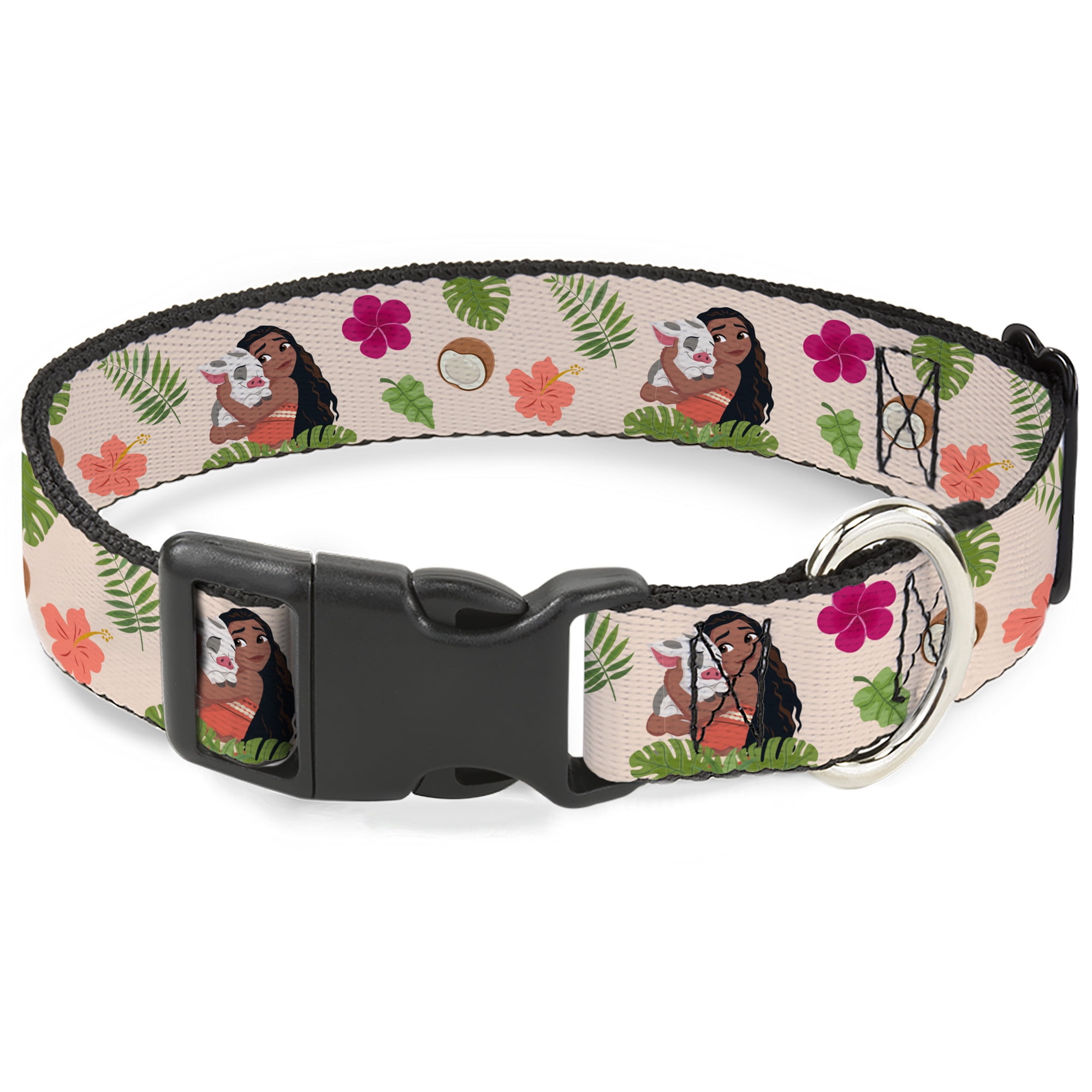 Disney Pet Collar, Dog Collar Plastic Buckle, Moana Hugging Pua Pose ...