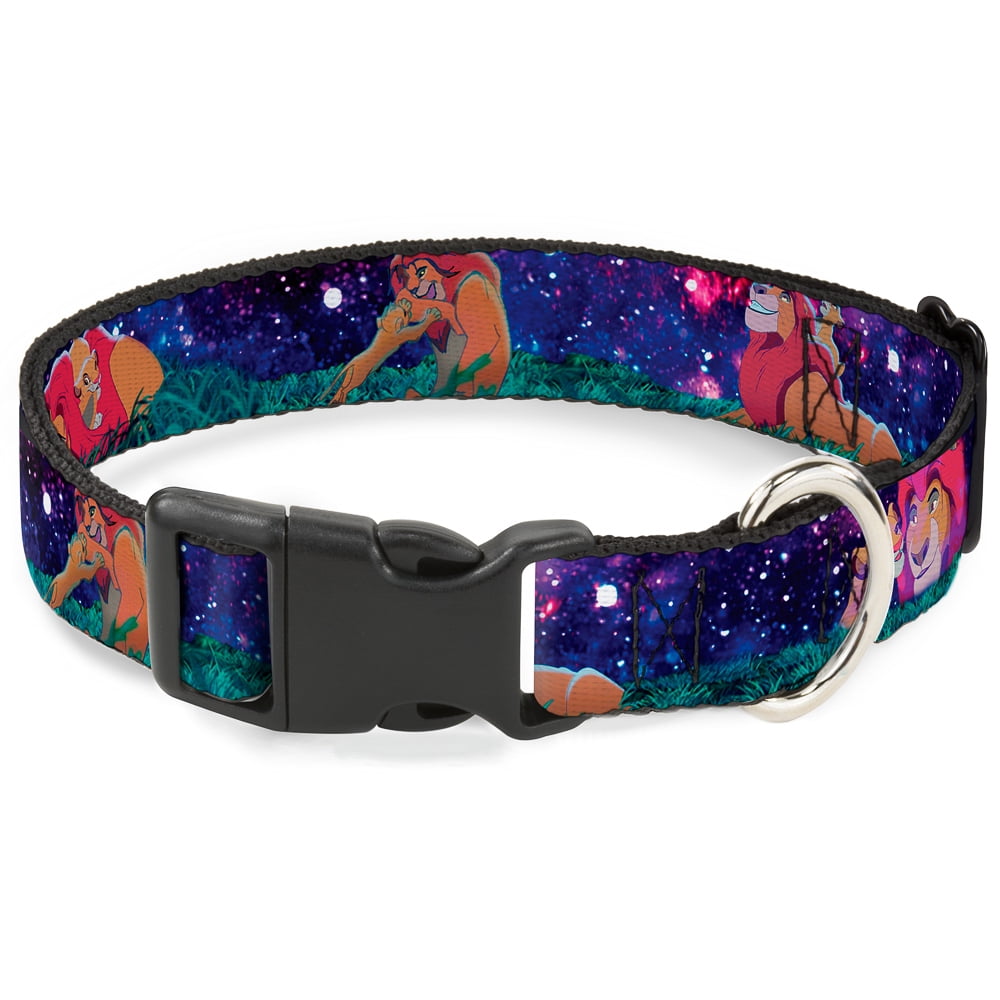 Disney Pet Collar, Dog Collar Plastic Buckle, Mufasa Simba Night Poses ...