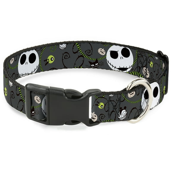 Buckle-Down Pet Collar, Dog Collar Plastic Buckle, Smiley Face ...