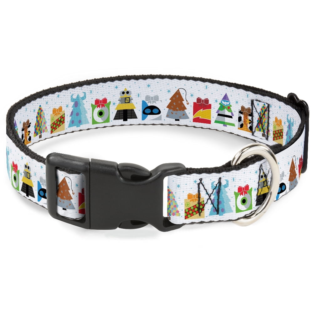 Disney Pet Collar, Dog Collar Plastic Buckle, Pixar Holiday Collection ...