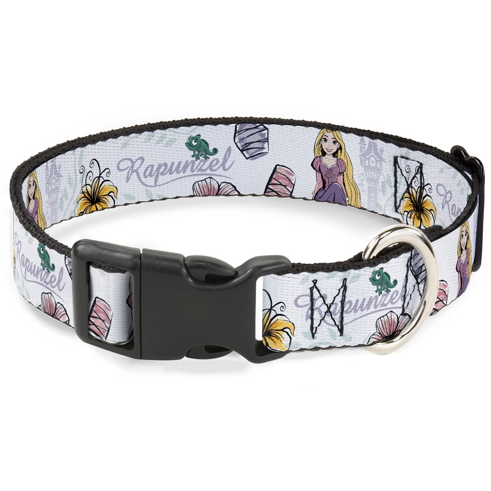 Disney Pet Collar, Dog Collar Plastic Buckle, Rapunzel Castle and ...